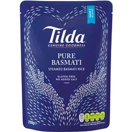 Tilda Microwave Steamed Pure Basmati Rice 250g - Black Box Product Reviews