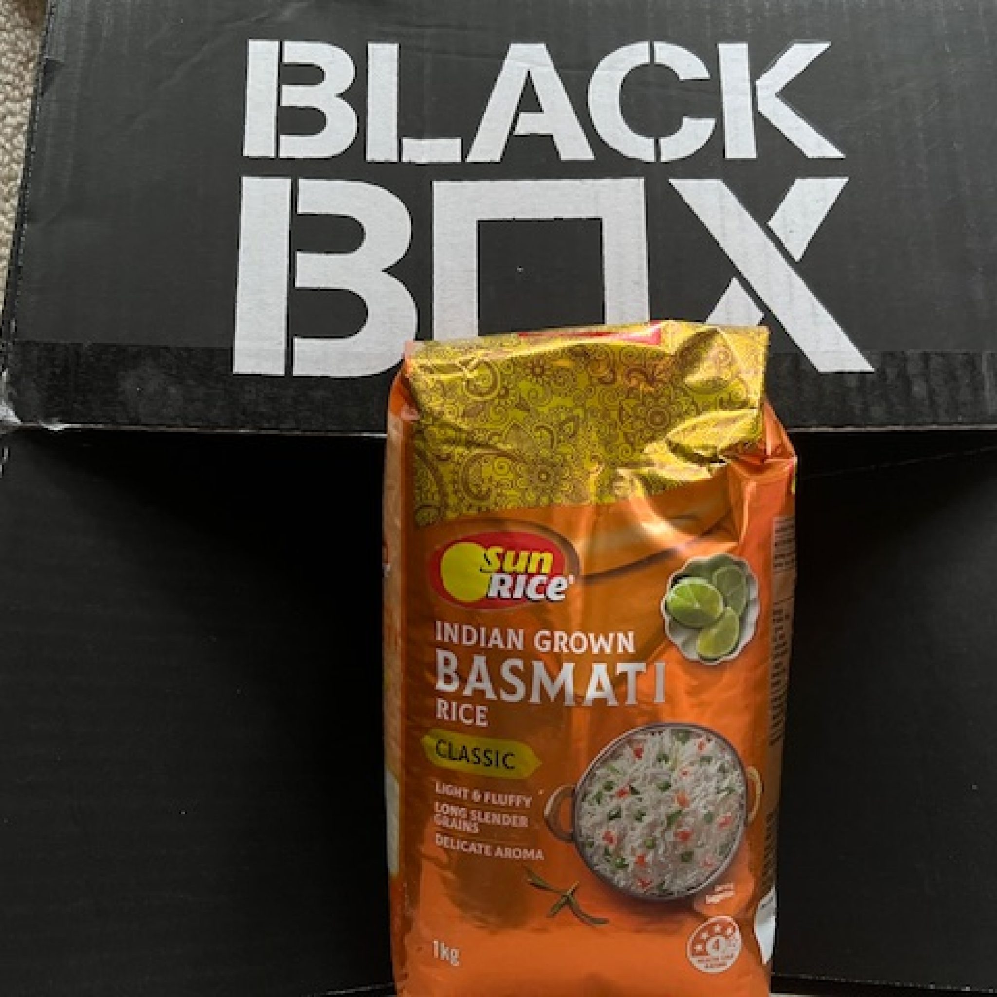 Sunrice Indian Grown Basmati Rice 1kg - Black Box Product Reviews