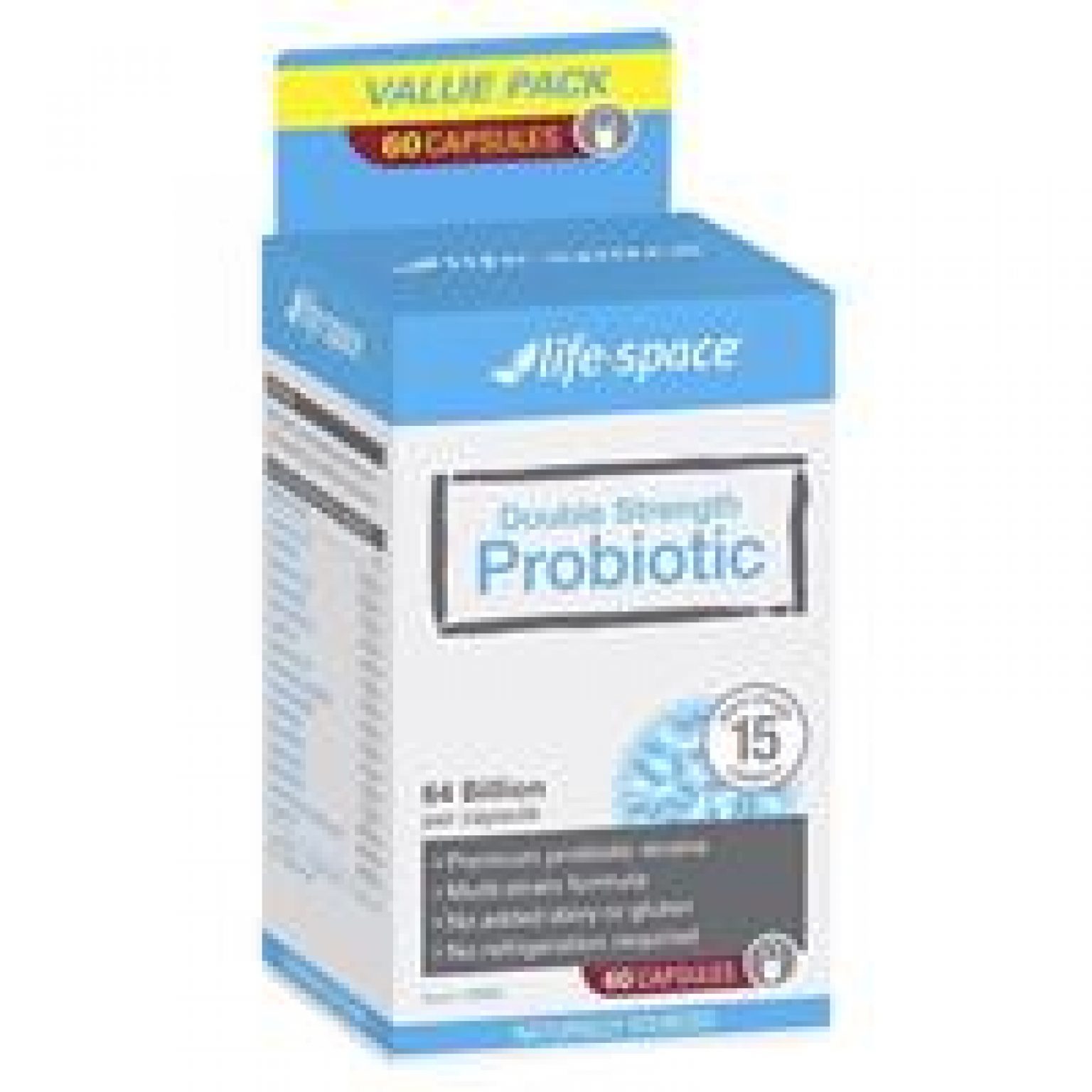 Life Space Probiotic For 60+ Years 60 Capsules - Black Box Product Reviews