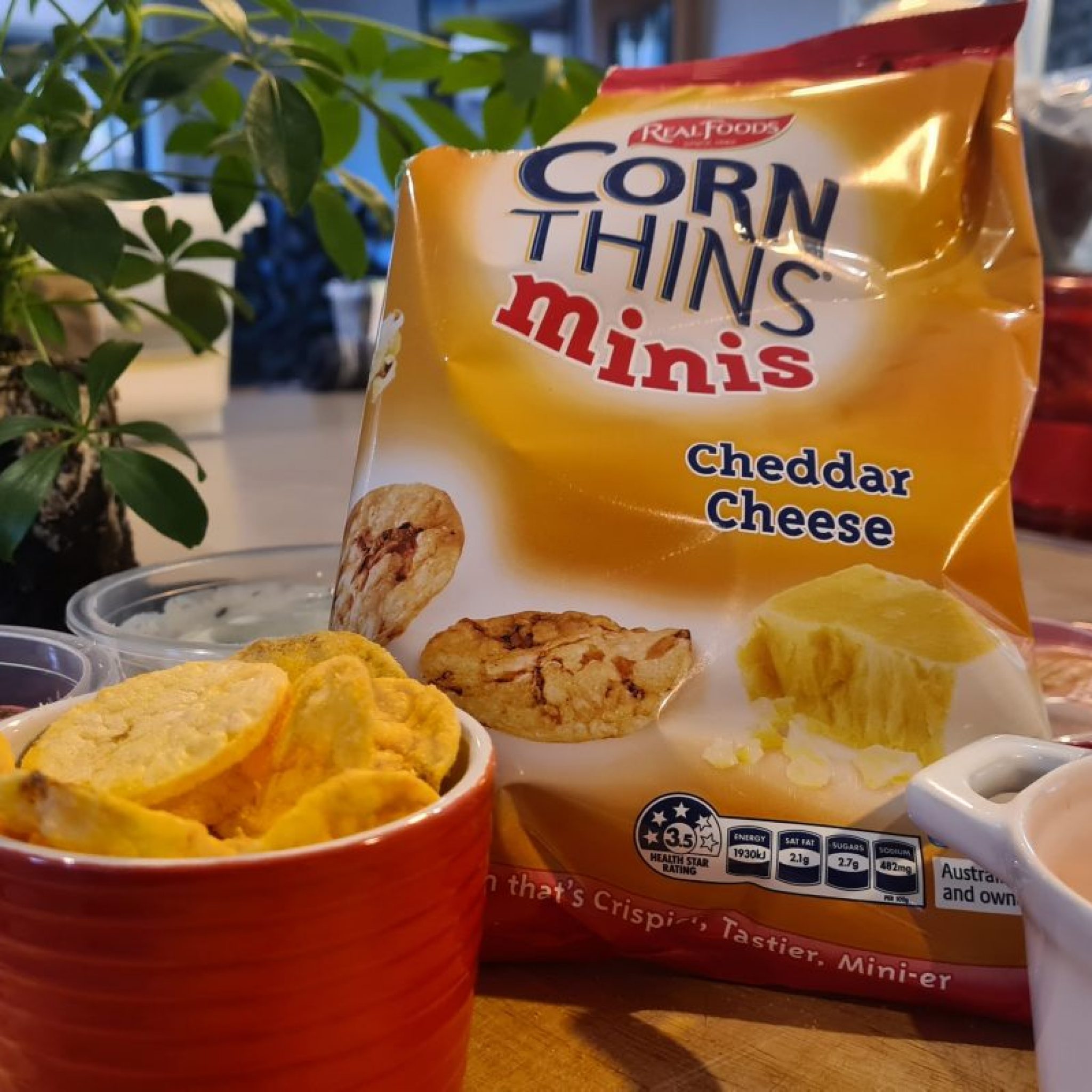 Corn Thins Minis Cheddar 80g - Black Box Product Reviews