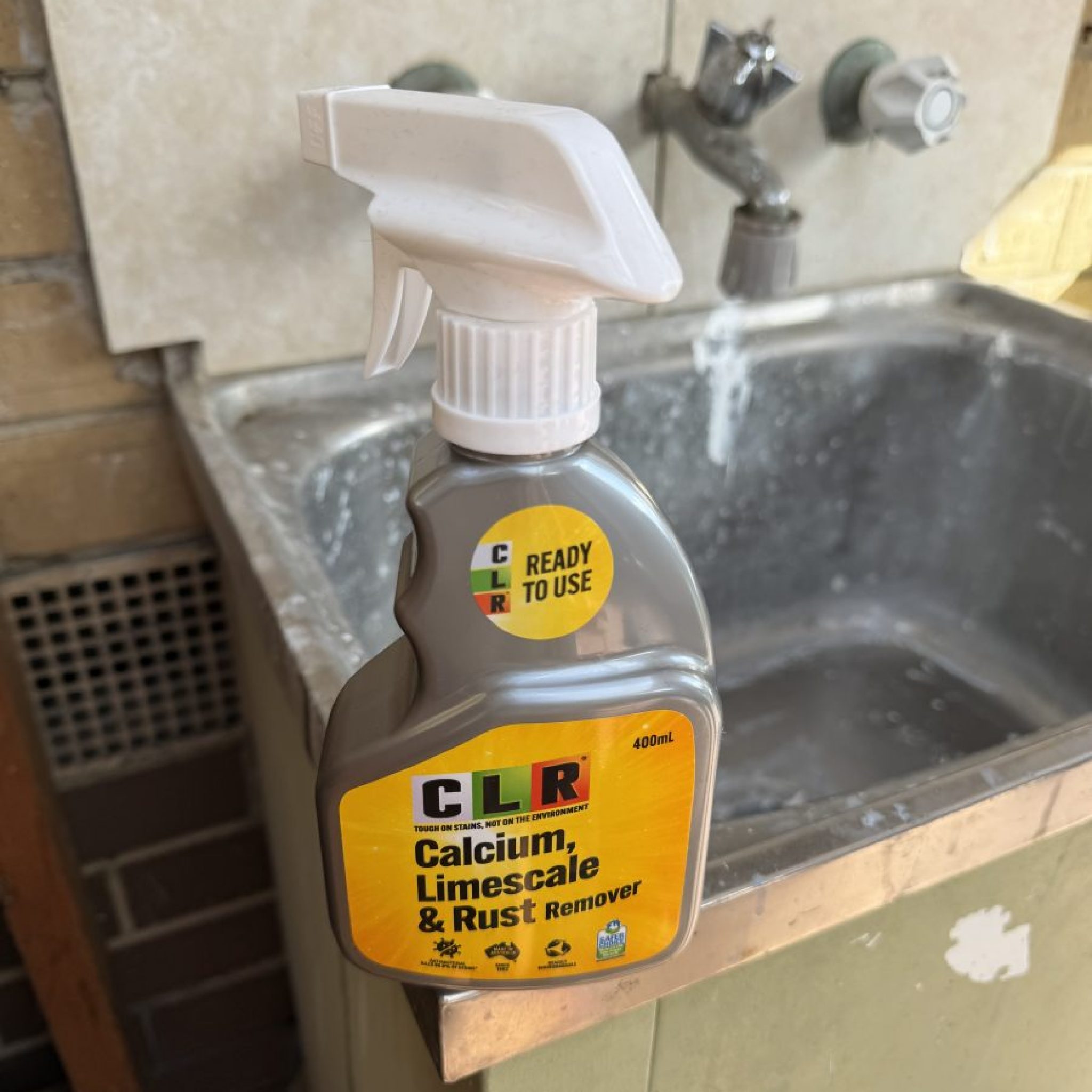 CLR Calcium, Limescale & Rust Remover Ready to Use Spray 400ml - Black ...